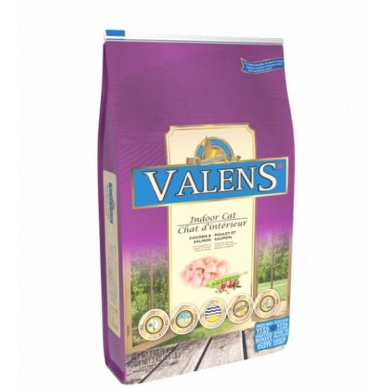 Valens Nourriture pour Chats d'Intérieur Poulet & Saumon Sans Grains ...